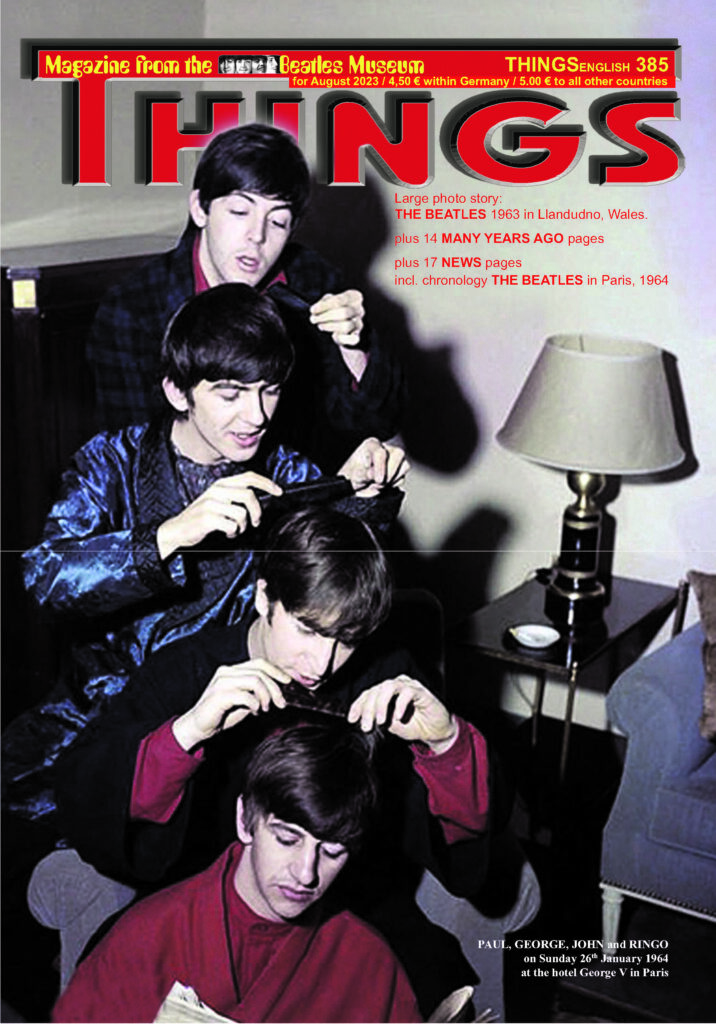 BEATLES magazine THINGS 385 ENGLISH - Beatles Museum